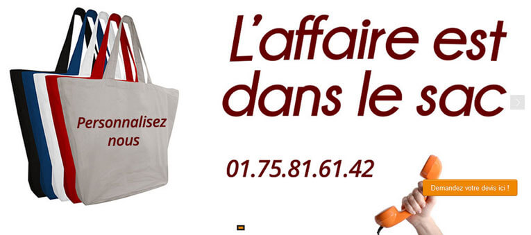Sacs publicitaires personnalisables